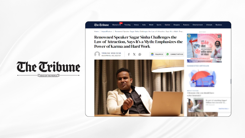 Sagar Sinha – Finance Influencer, Investor, Mentor and Motivational Speaker
